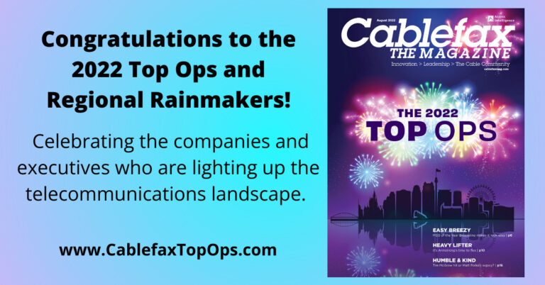 Just Released: Top Ops Magazine | Awards | Cablefax Just Released: Top Ops Magazine | Awards | Cablefax